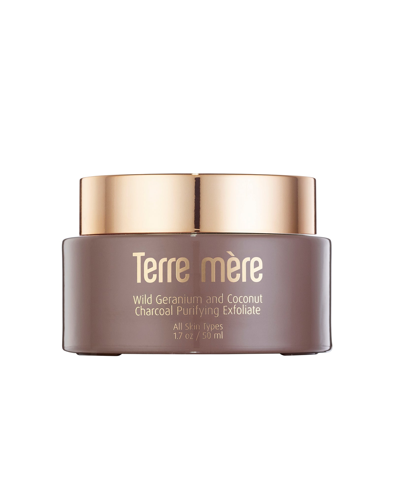 Wild Geranium and Coconut Charcoal Purifying Exfoliate – Terre Mere Cosmetics